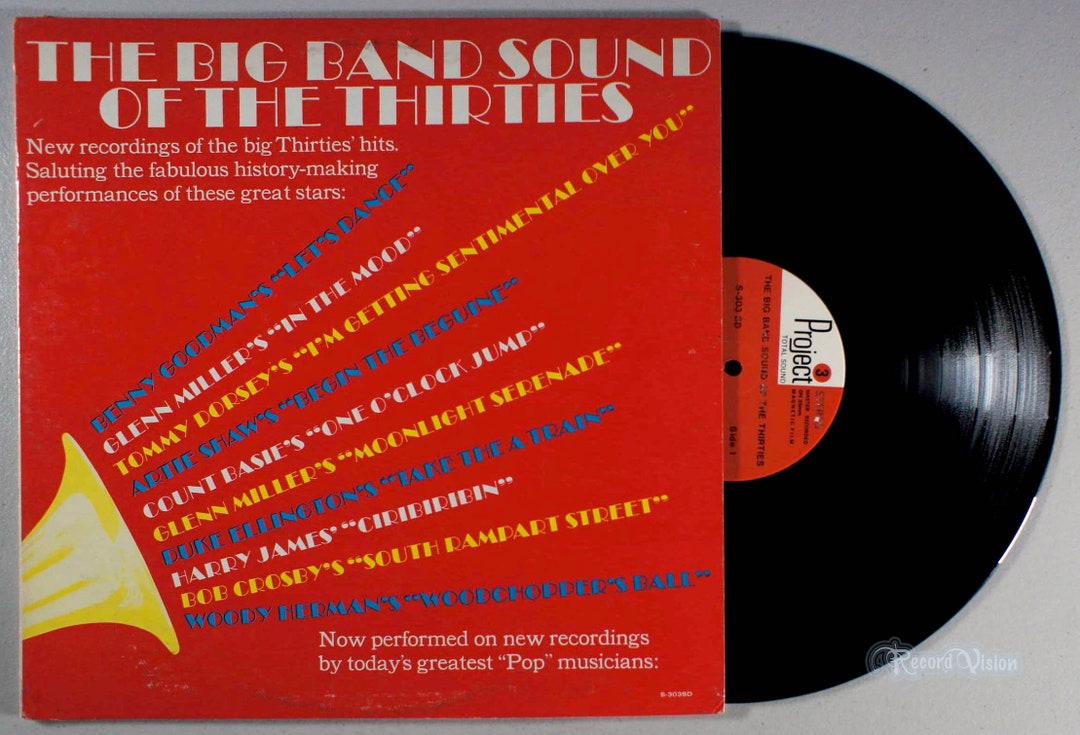Big Band Sound of the Thirties 1970 Vinyl LP Glenn Miller, Jazz ...
