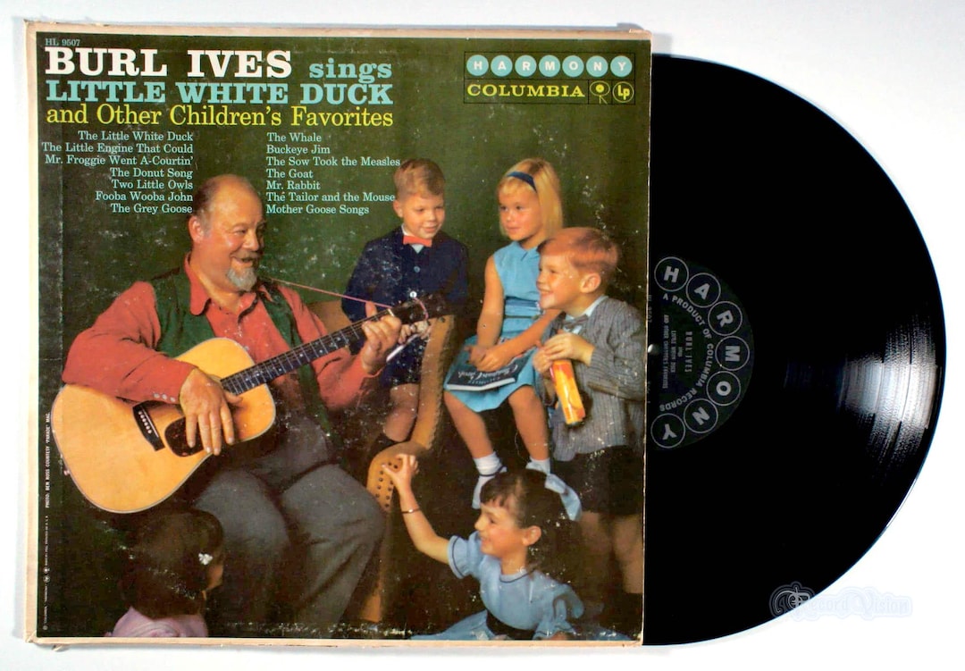 Burl Ives Little White Duck 1974 Vinyl LP Sings Other Childrens ...