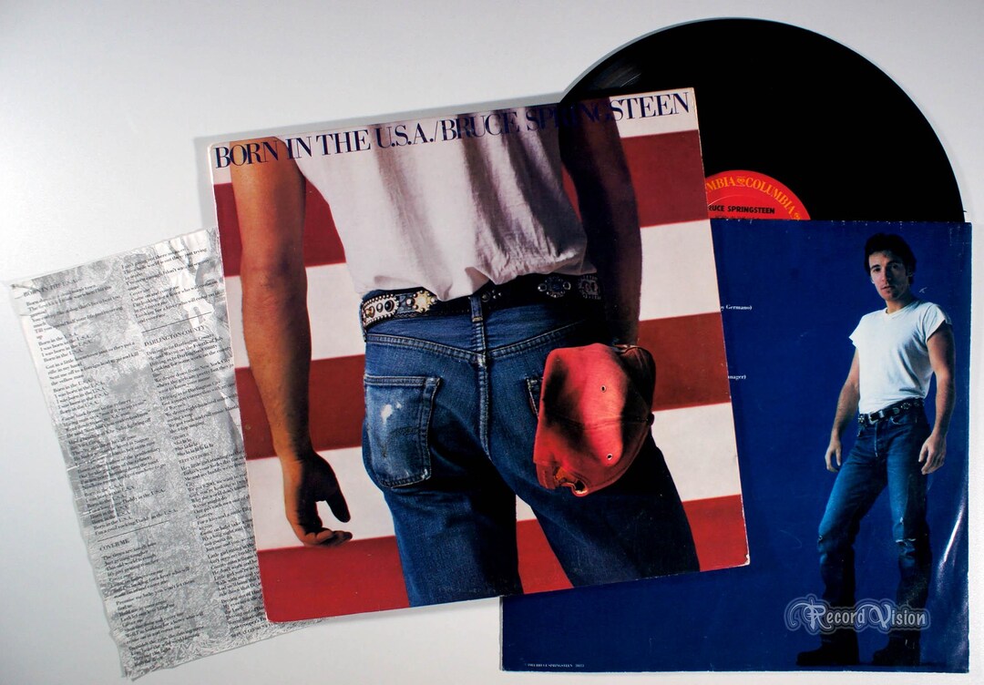 Bruce Springsteen - Born in the USA (1984) Vinyl LP - Glory Days, Cover ...