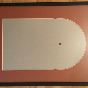 LP Layered Display Wall Frame: 12 Record Cover, Vinyl Black Wood W/mat ...