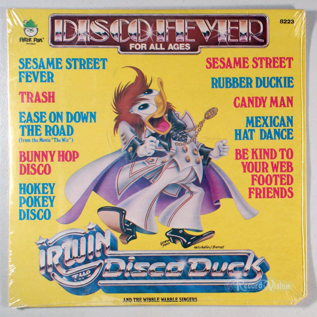 Disco Duck Disco Fever for All Ages 1978 SEALED Vinyl LP Irwin - Etsy