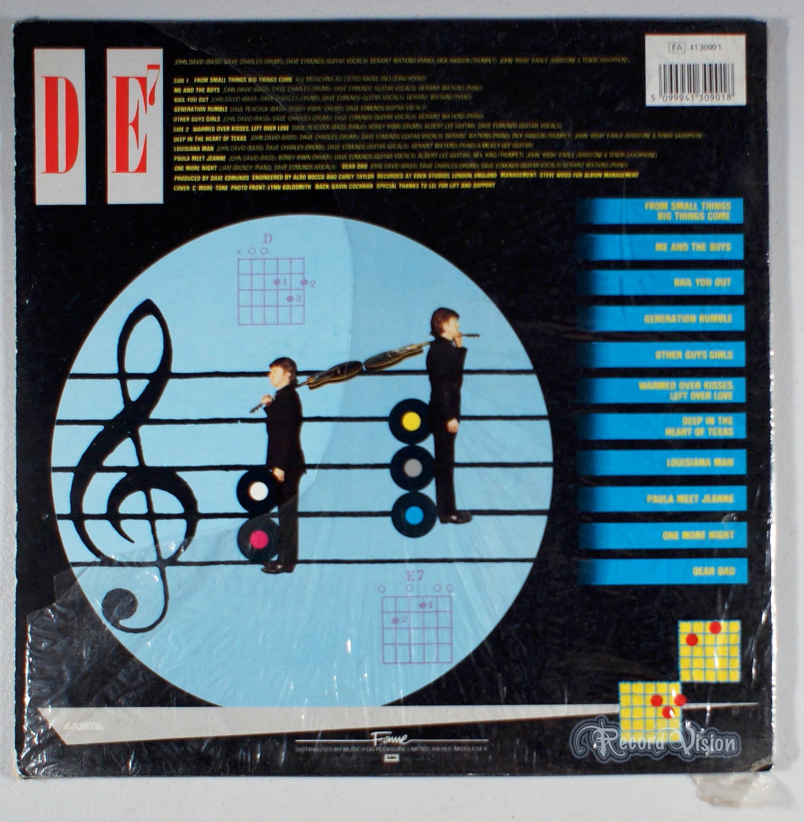 Dave Edmunds Band D. E. 7th 1982 Vinyl LP UK Import DE - Etsy