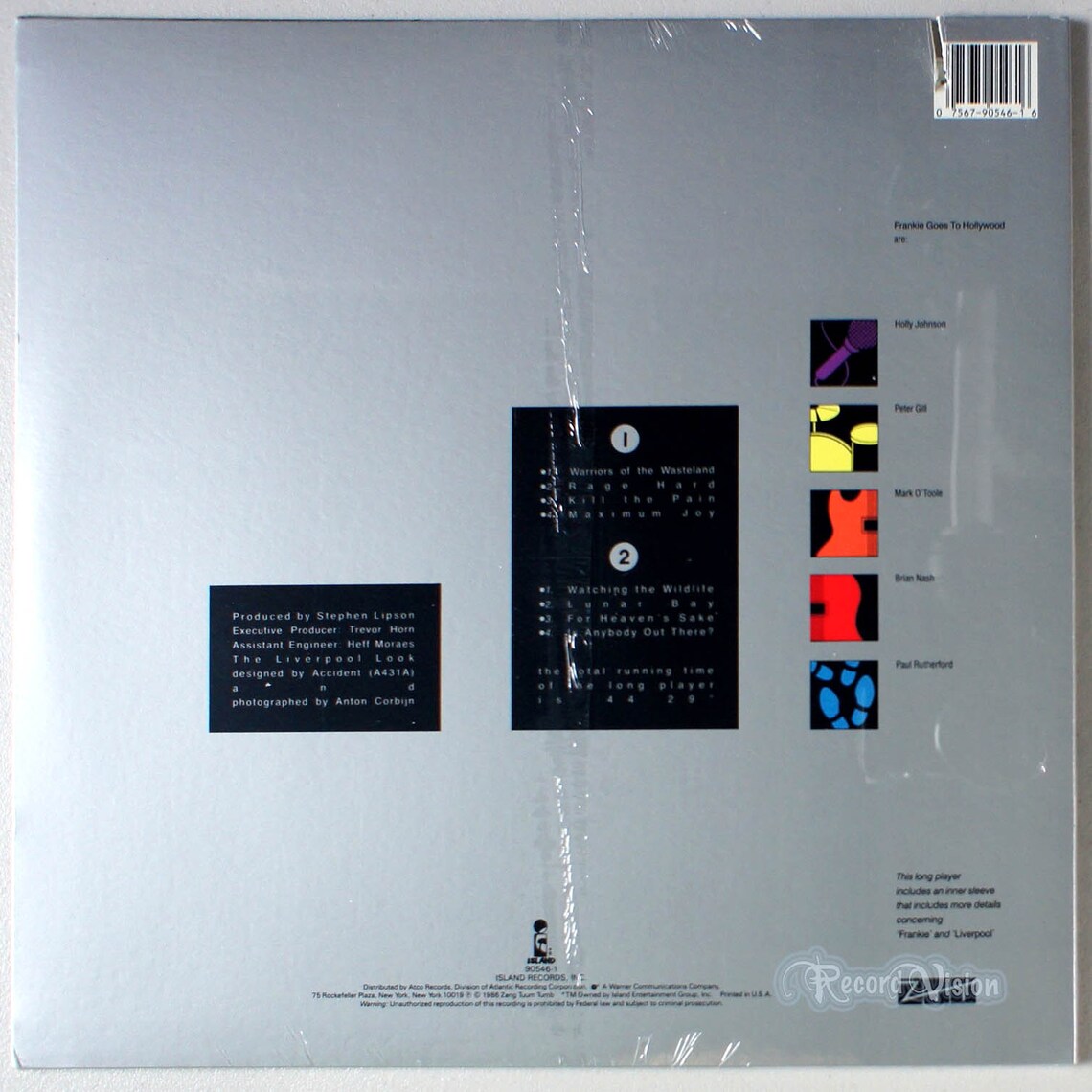 Frankie Goes to Hollywood Liverpool 1986 SEALED Vinyl LP - Etsy