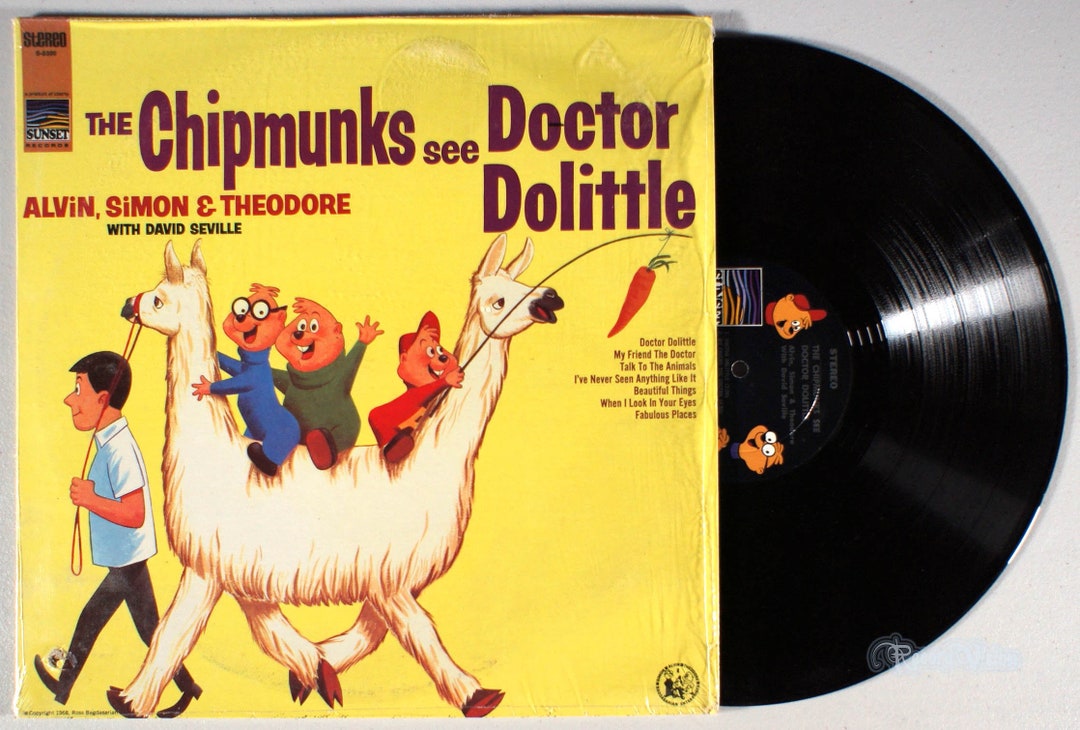 Chipmunks - See Doctor Dolittle (1968) Vinyl LP - Alvin, Simon ...