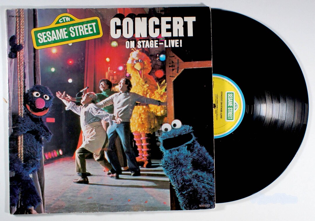 Sesame Street - Concert on Stage Live (1973) Vinyl LP - C is for Cookie ...