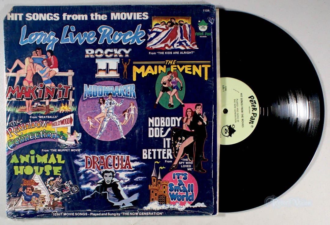 Hit Songs From the Movies (1979) Vinyl LP - Soundtrack, Dracula ...