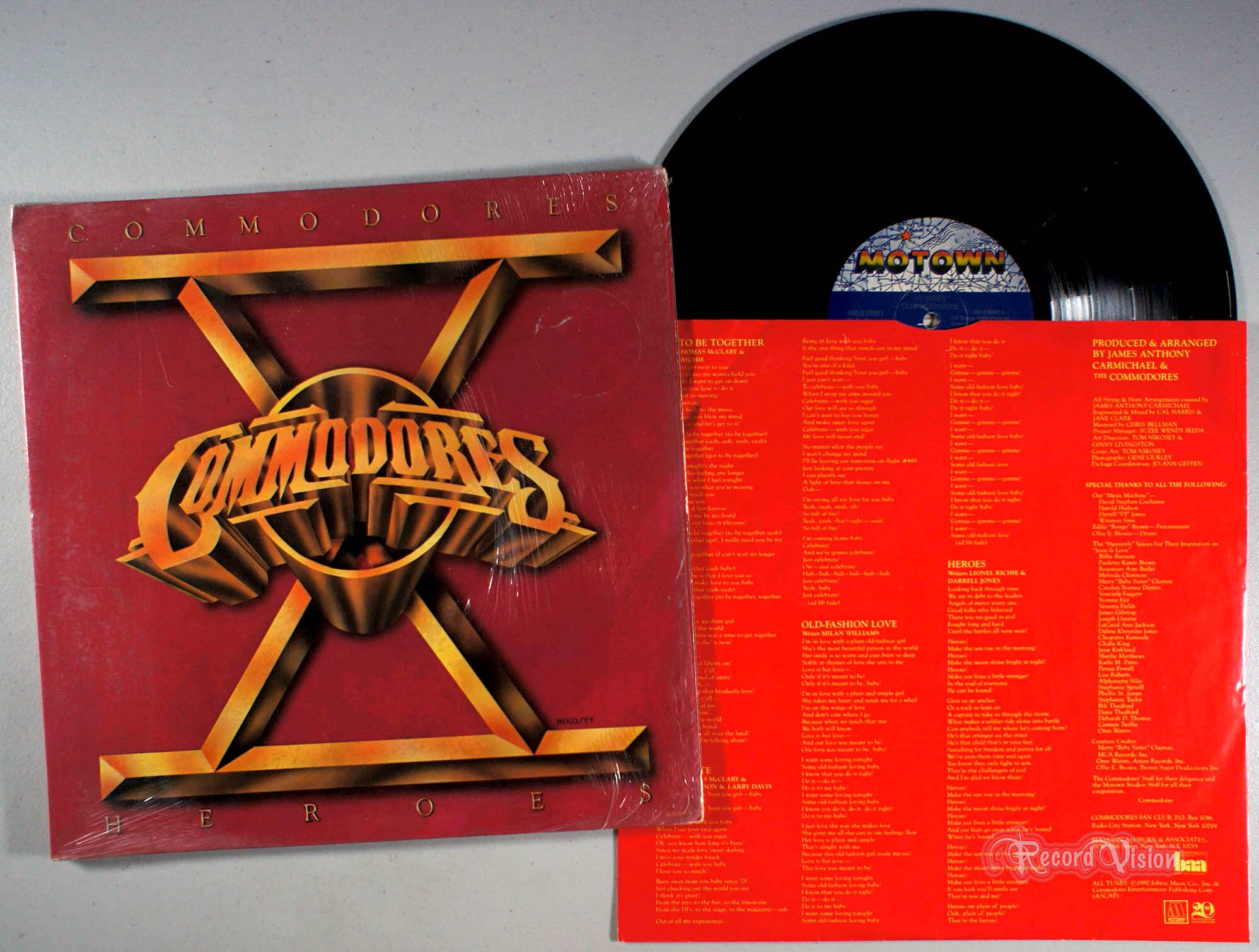 Commodores Heroes 1980 Vinyl LP Lionel Richie Old - Etsy Nederland