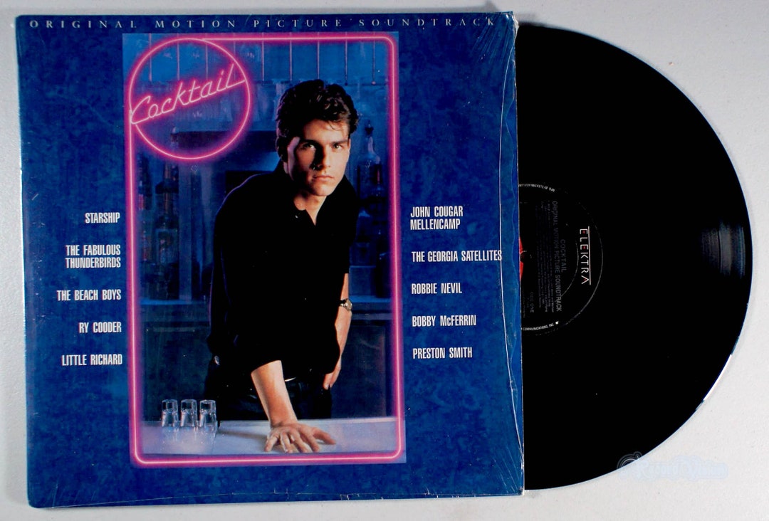 Cocktail 1988 Vinyl LP Soundtrack, Beach Boys, Kokomo, Bobby Mcferrin ...