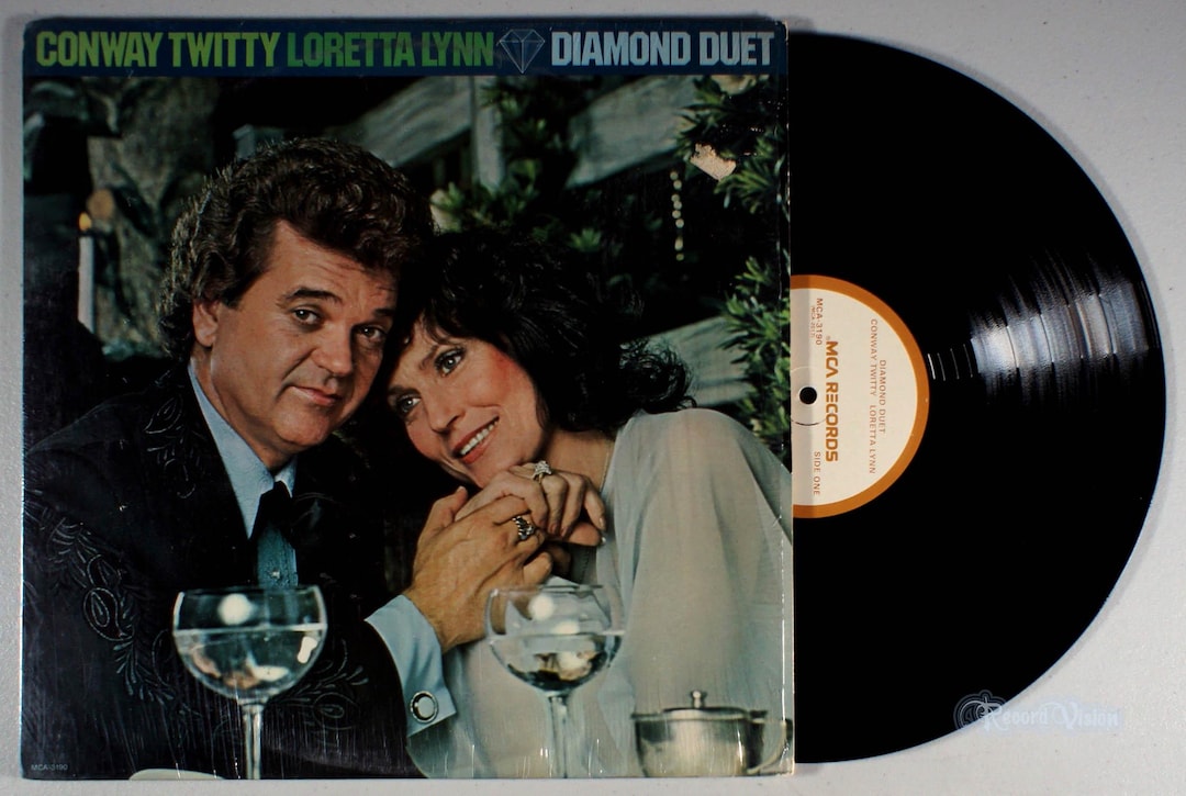 Conway Twitty and Loretta Lynn - Diamond Duet (1979) Vinyl LP - & It's True Love - Etsy