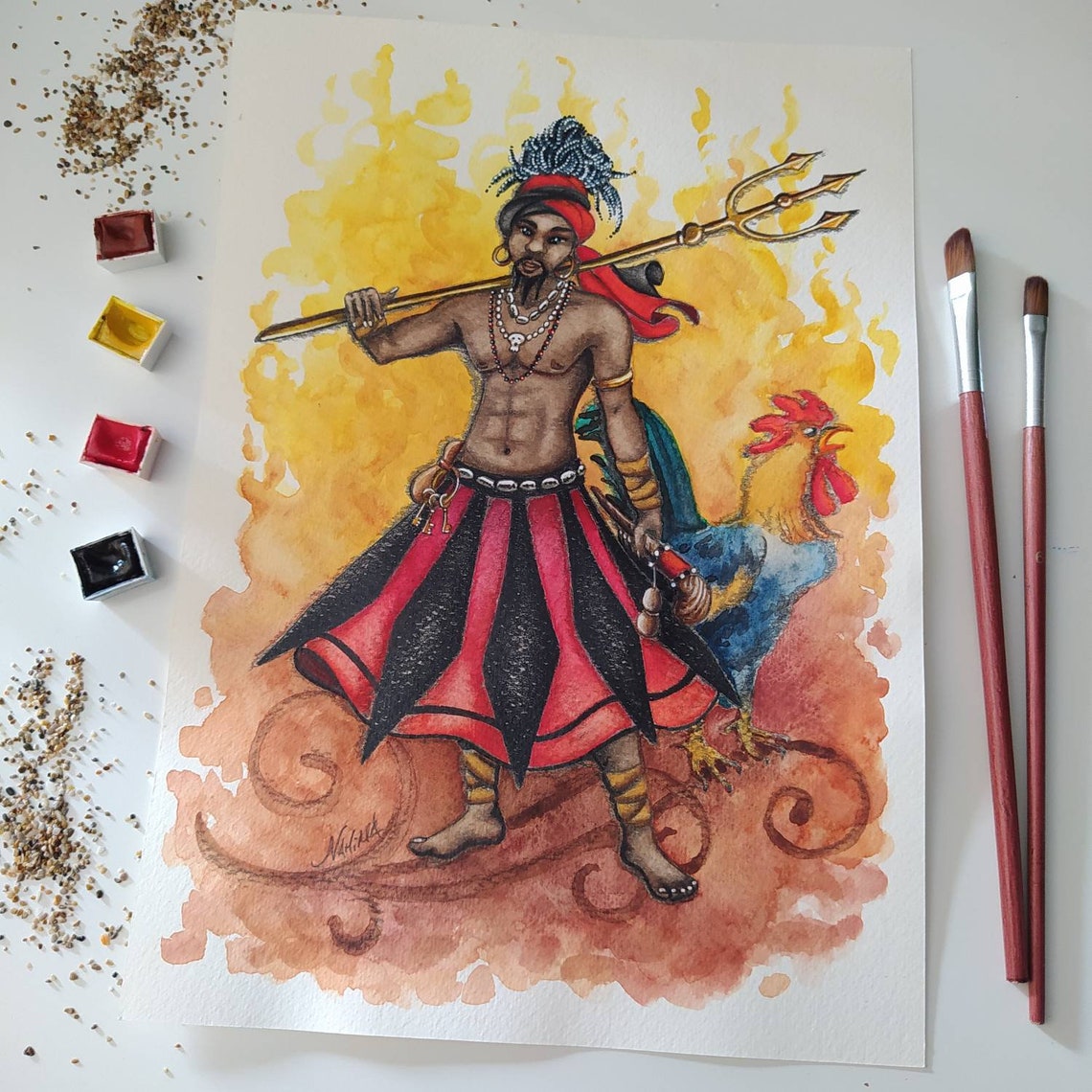Exú Elegua Elegba Orixas Orishas Illustrazione - Etsy Italia