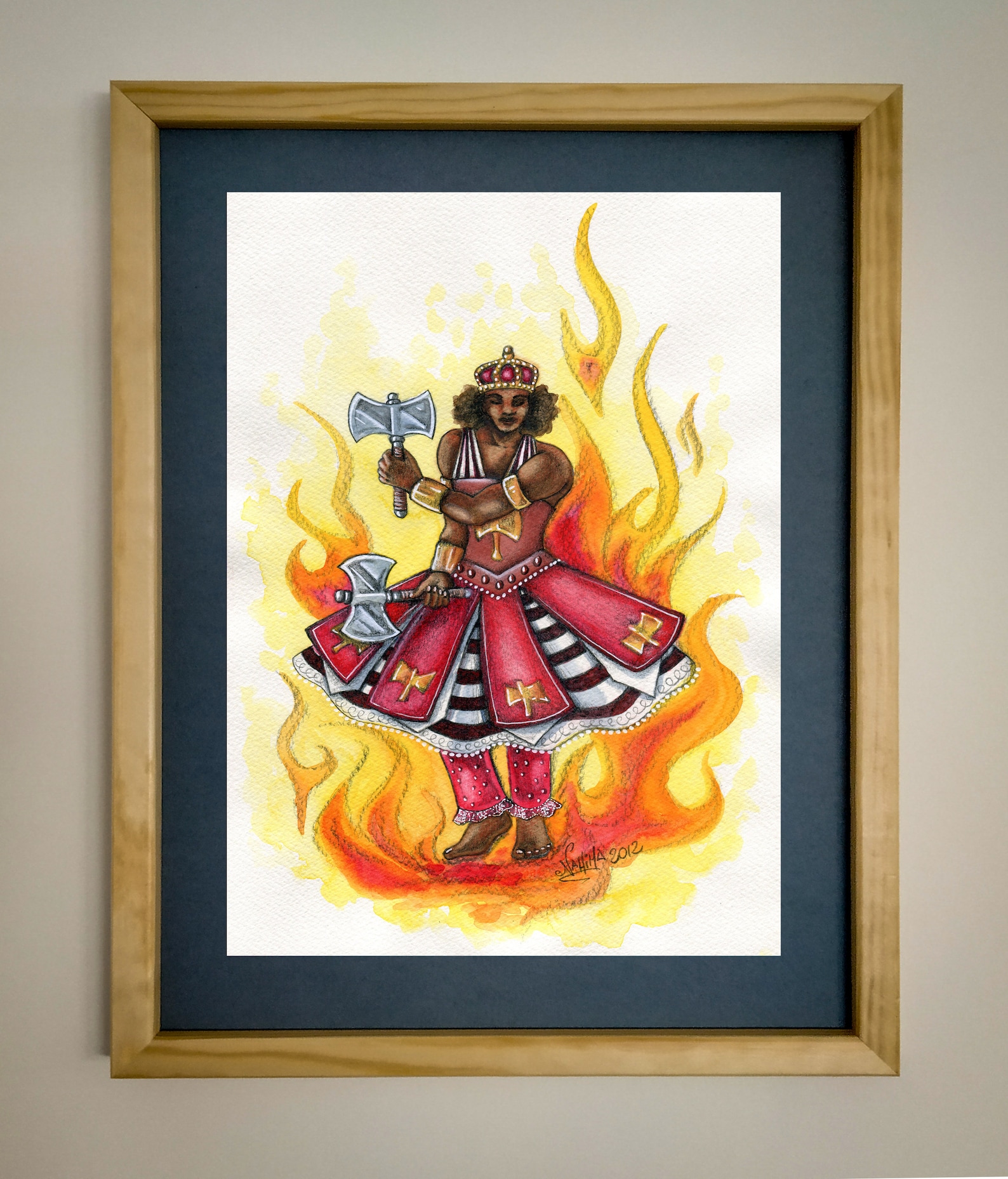 Xangò Chango Shango Orixas Orishas Illustration | Etsy