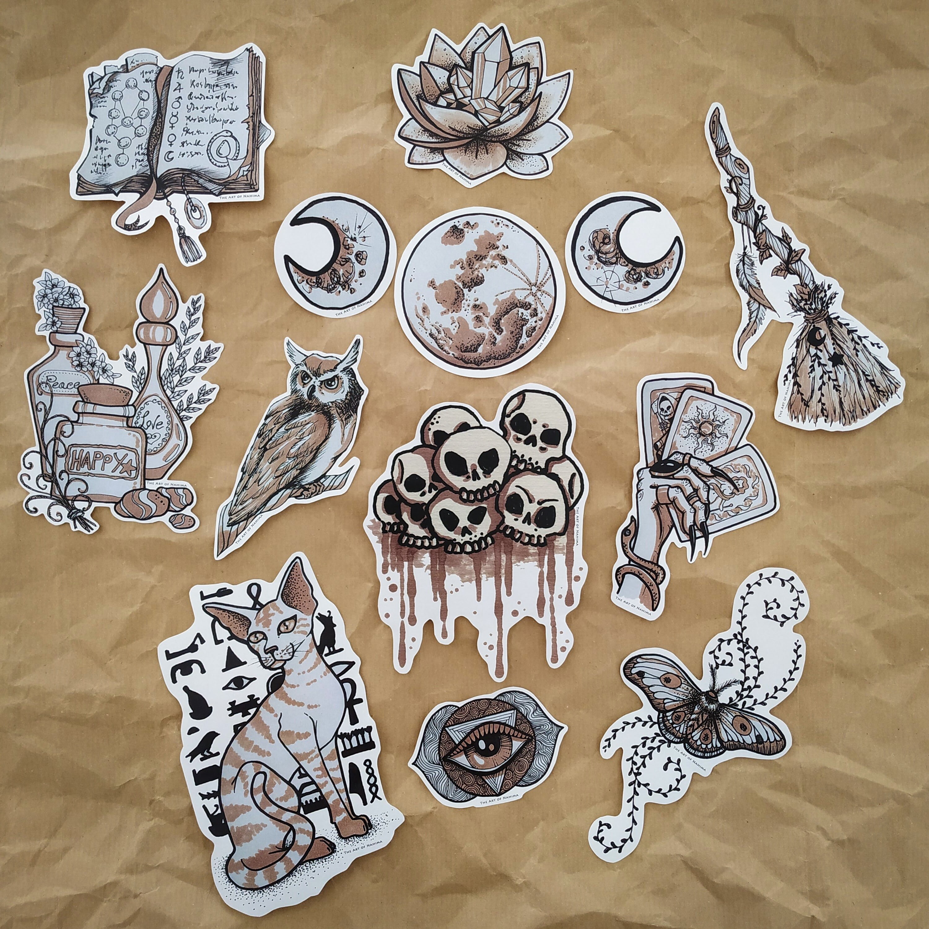 Embellishments Gothic Sticker Energy Witch Sticker Witch Witchy Sticker ...
