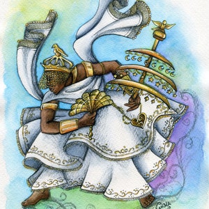 Obatala Oxalà Orixas Orishas Illustration Print From Original Painting ...