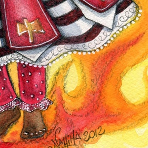 Xangò - Chango - Shango - Orixas - Orishas - Illustration - Print From ...