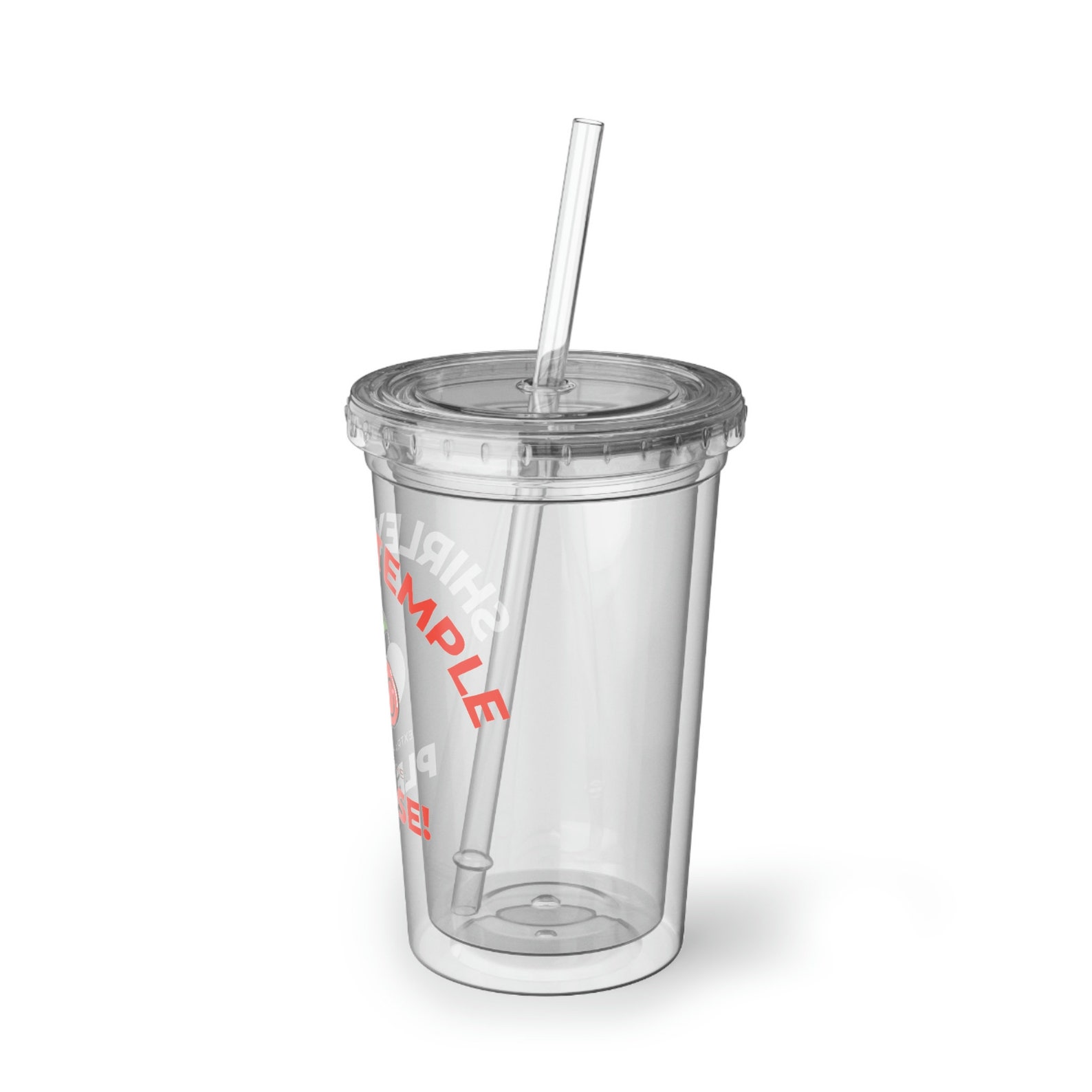 Shirley Temple Cocktail Acrylic Cup | Mocktail, Gift for Kids, Kids ...