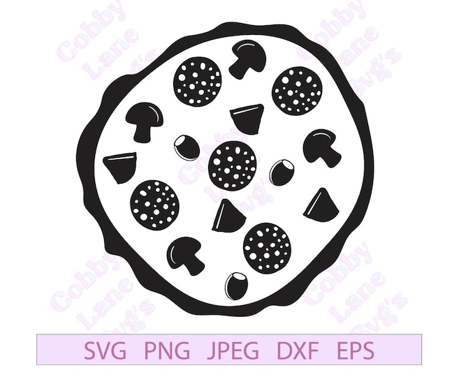 Pizza Svg - Etsy UK
