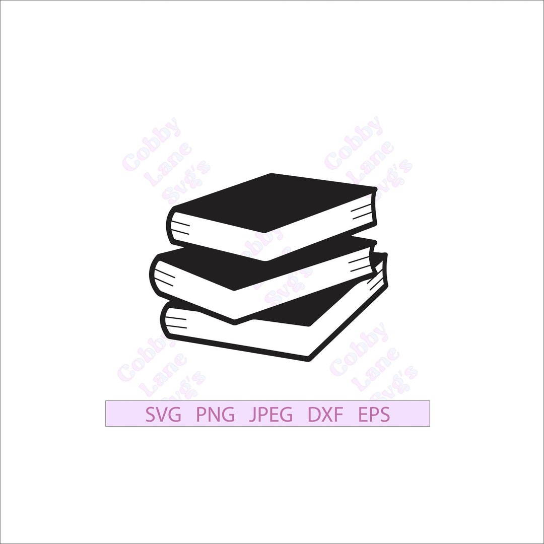 Books, Reading, Books Svg, Reading Svg, Svg, Png, Jpeg, Dxf, Eps, Book ...
