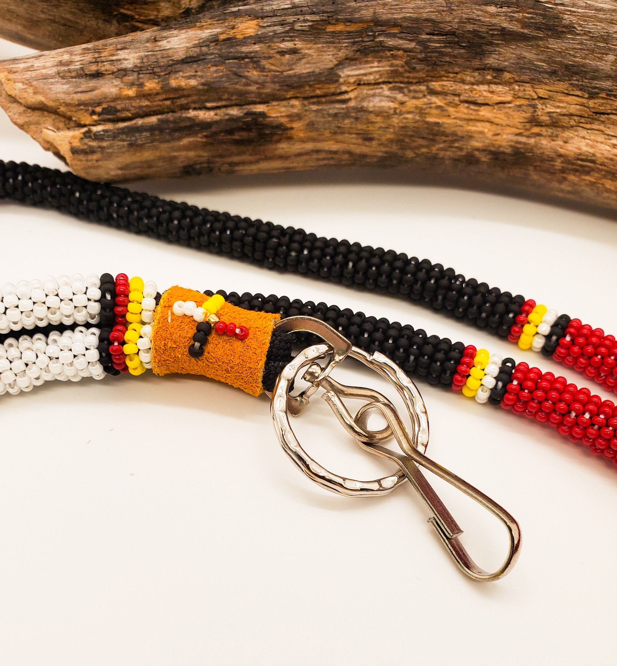 Indigenous Beaded Medicine Wheel Lanyard – Handmade Native American ID ...