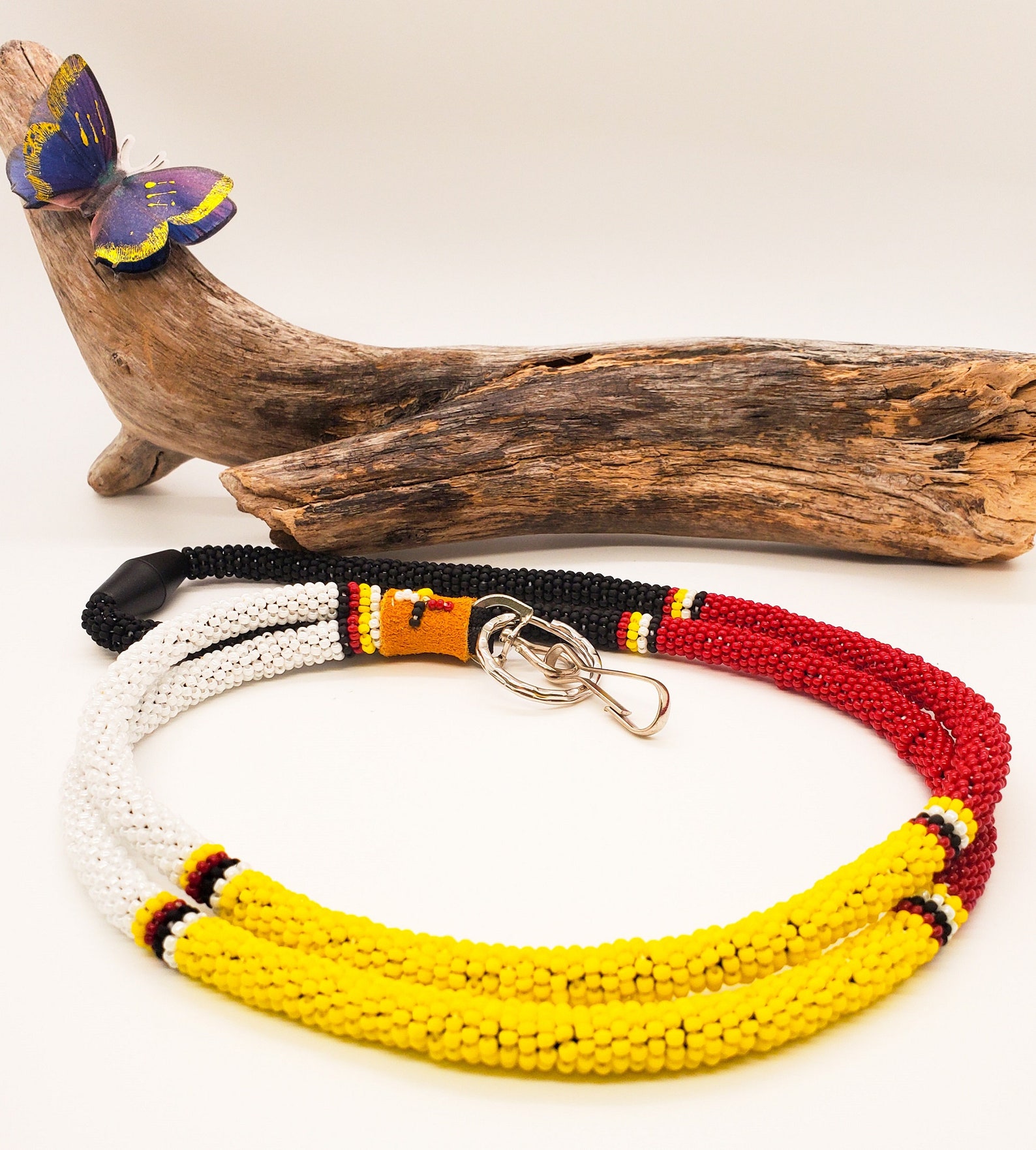 Indigenous Beaded Medicine Wheel Lanyard – Handmade Native American ID ...