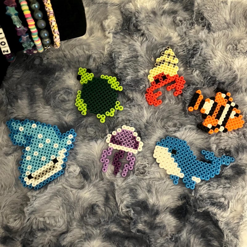 Perler Bead Magnet - Etsy