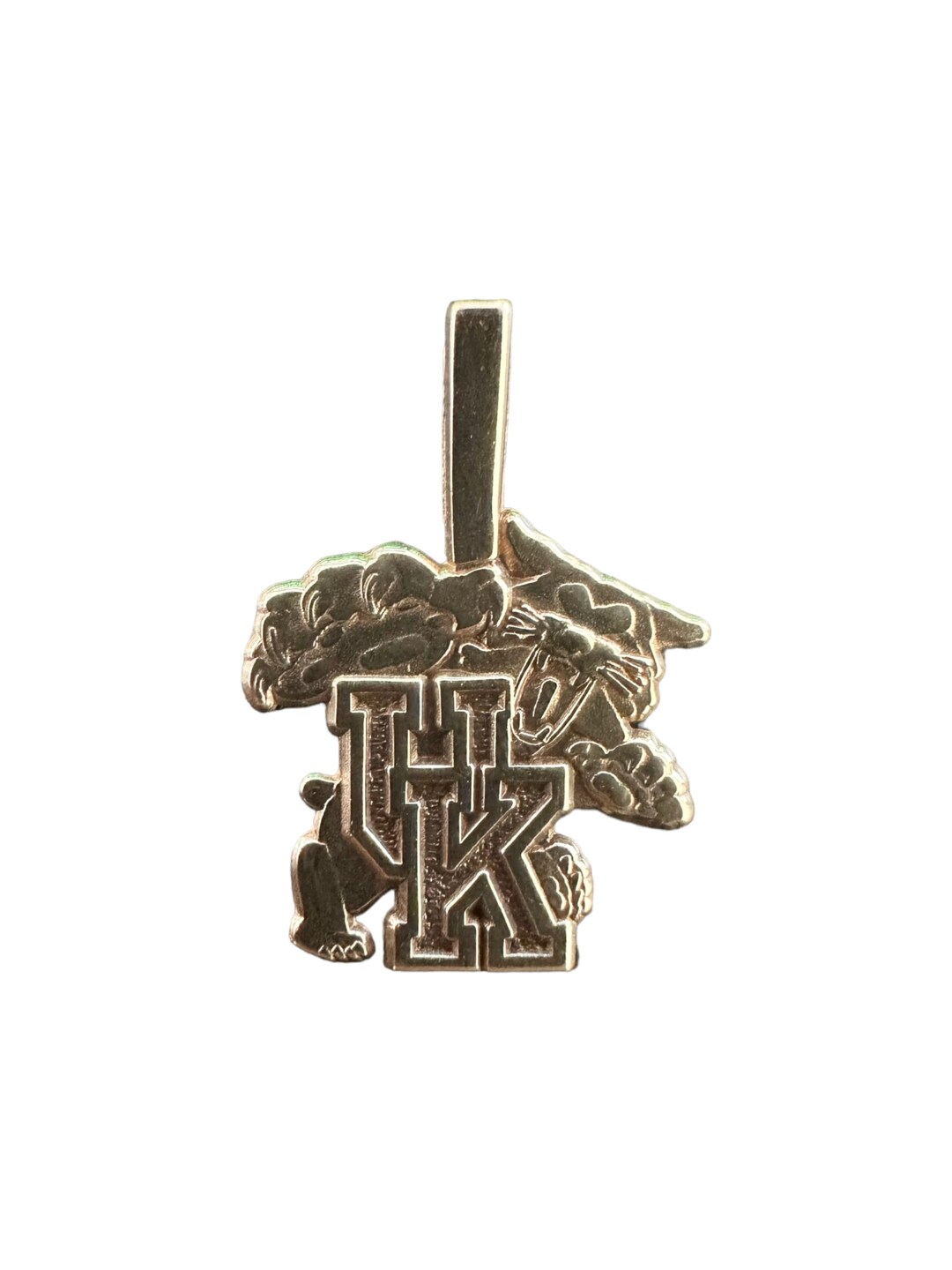 Vintage 10k Gold - University of Kentucky Wildcat Charm Pendant - 1980s ...