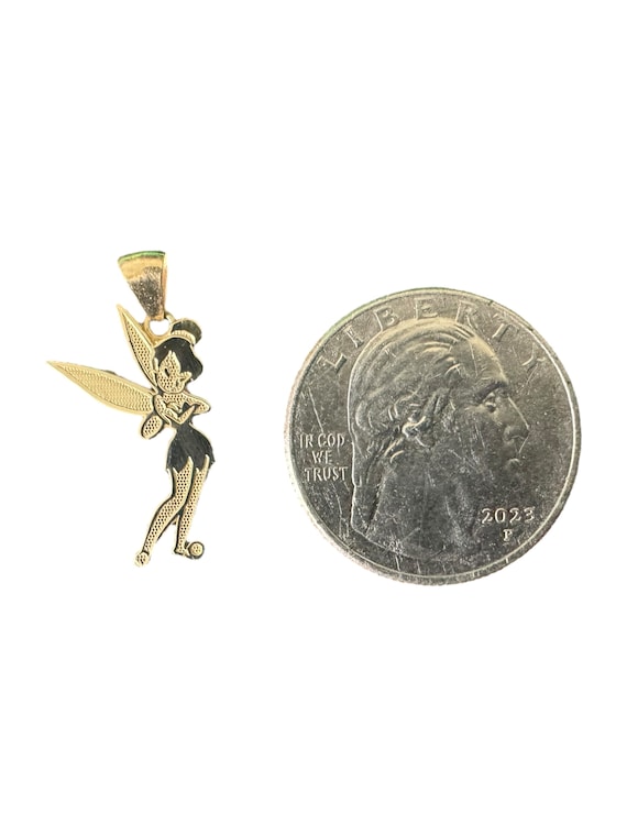 Vintage 10k Gold - 1980s - Jcm Disney Tinkerbell Char… - Gem
