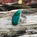 Unique Gem Silica Malachite/chrysocolla Sterling Ring - Etsy