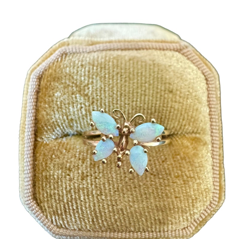 Butterfly Ring - Etsy