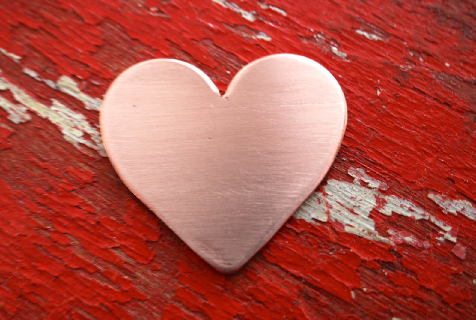Stamping Blanks - Large Copper HEART - 18 Gauge - Qty 3 De-bured, Metal ...