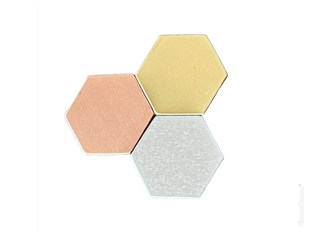 NEW ITEM Stamping Blanks Large Hex 1 Inch - 5 Pieces Debured, Metal ...