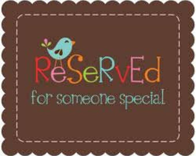 Reserved Listing for Margaret - Etsy