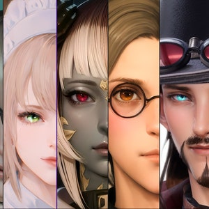 Final Fantasy XIV Static Portrait Commission - Etsy