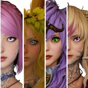 Final Fantasy XIV Static Portrait Commission - Etsy