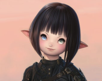 Final Fantasy XIV Personalized Couple Portrait Rendering Commission - Etsy