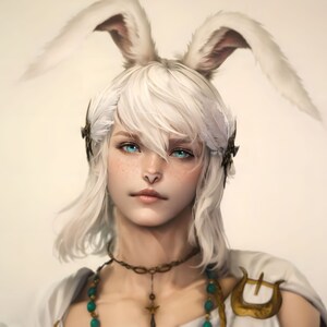 Personalized Rendering Final Fantasy XIV Character Portrait Commission ...