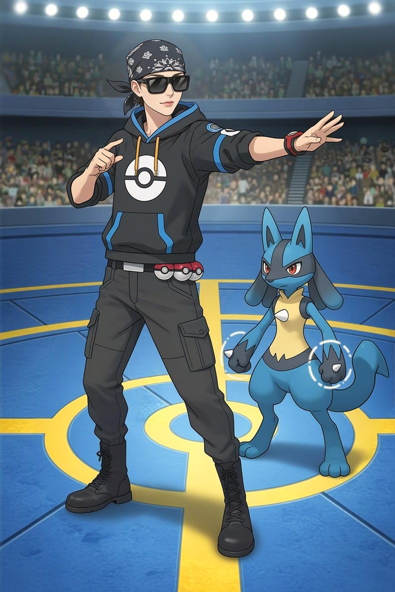 Custom Pokemon Trainer Art, Pokemon Style Commission - Pokemons ...