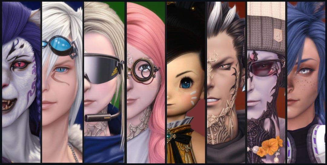 Final Fantasy XIV Static Portrait Commission - Etsy