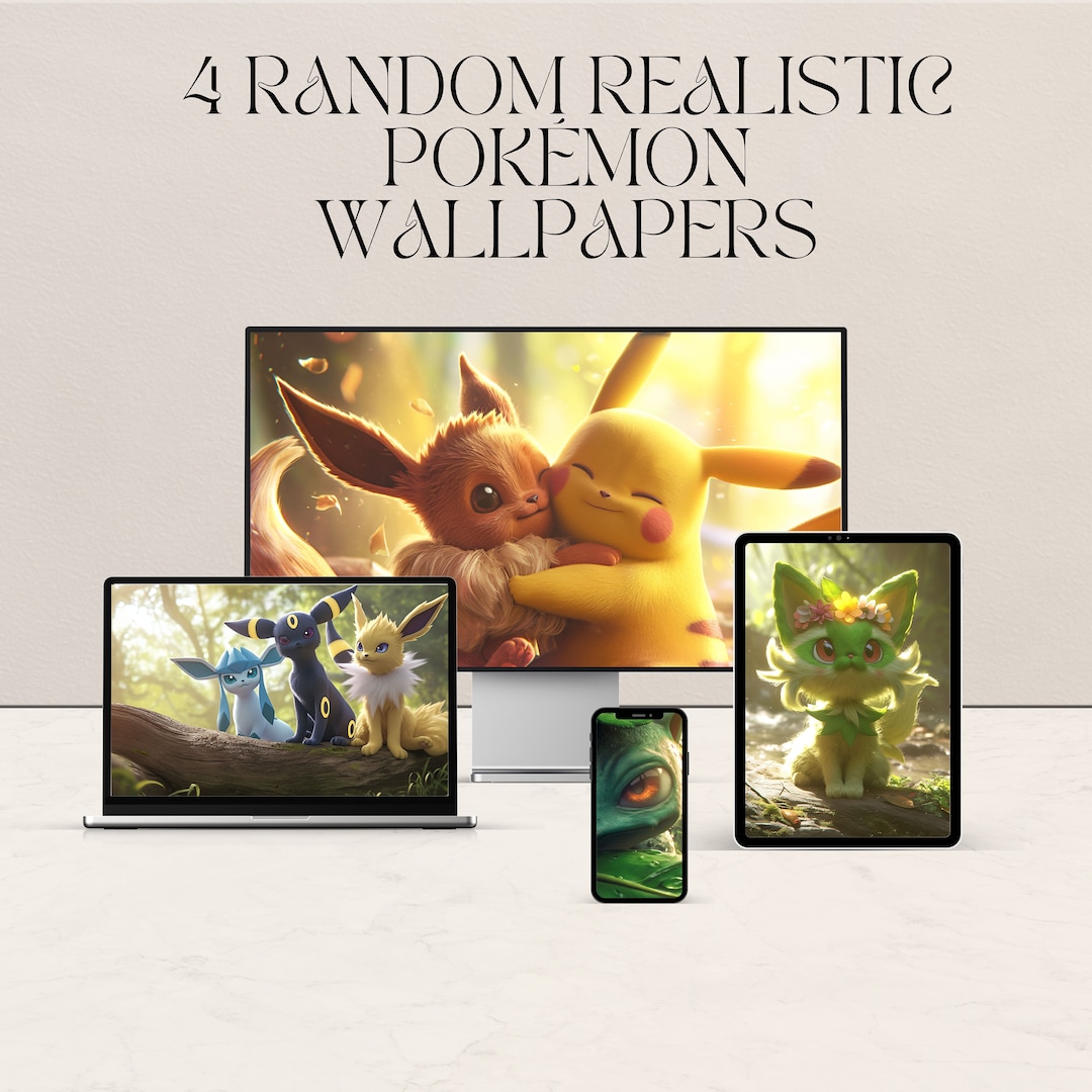 4 Realistic Random Pokemon Wallpaper, Pokemon Screensaver Homestead ...