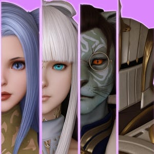 Final Fantasy XIV Static Portrait Commission - Etsy