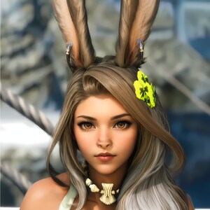 Personalized Rendering Final Fantasy XIV Character Portrait Commission ...