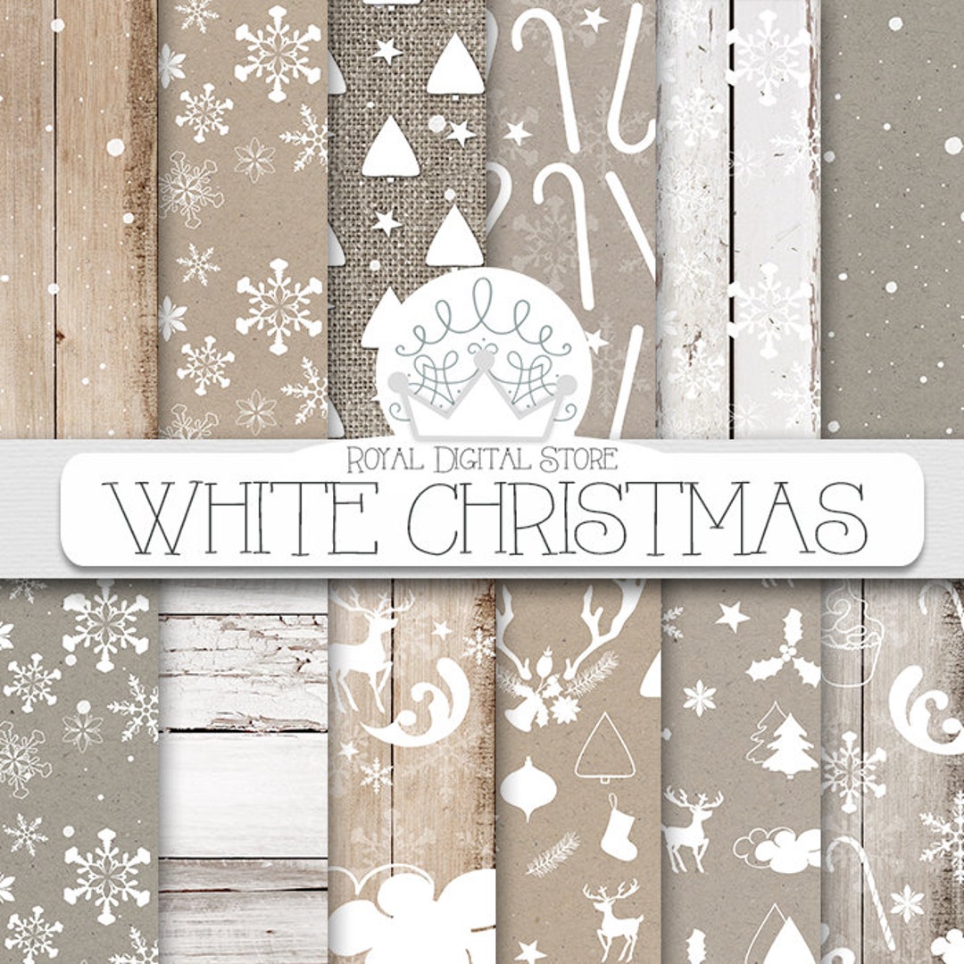Christmas Digital Paper, Christmas Scrapbook Paper, Digital Christmas ...