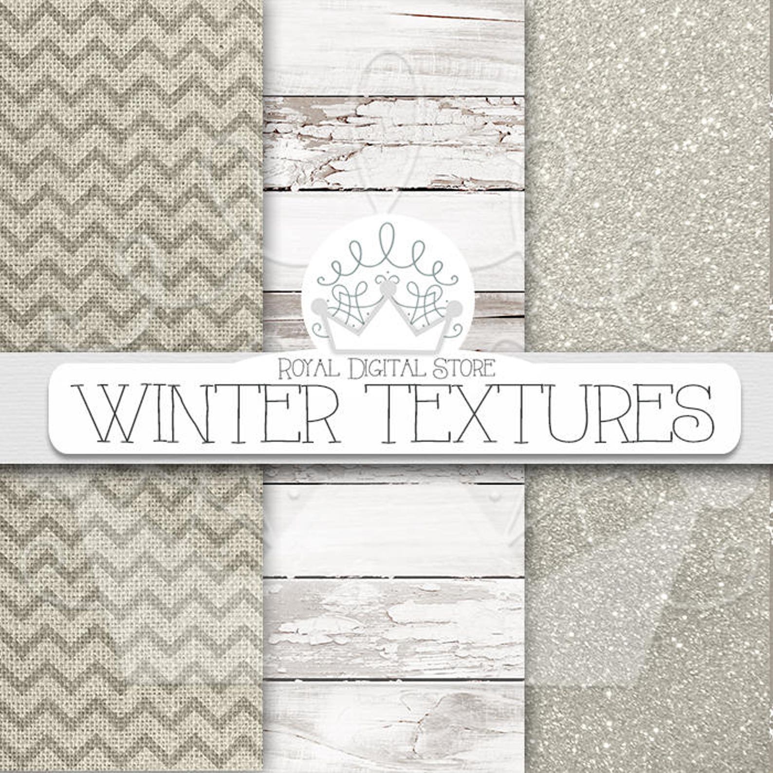 Winter Digital Paper Winter Scrapbook Paper Winter Paper | Etsy