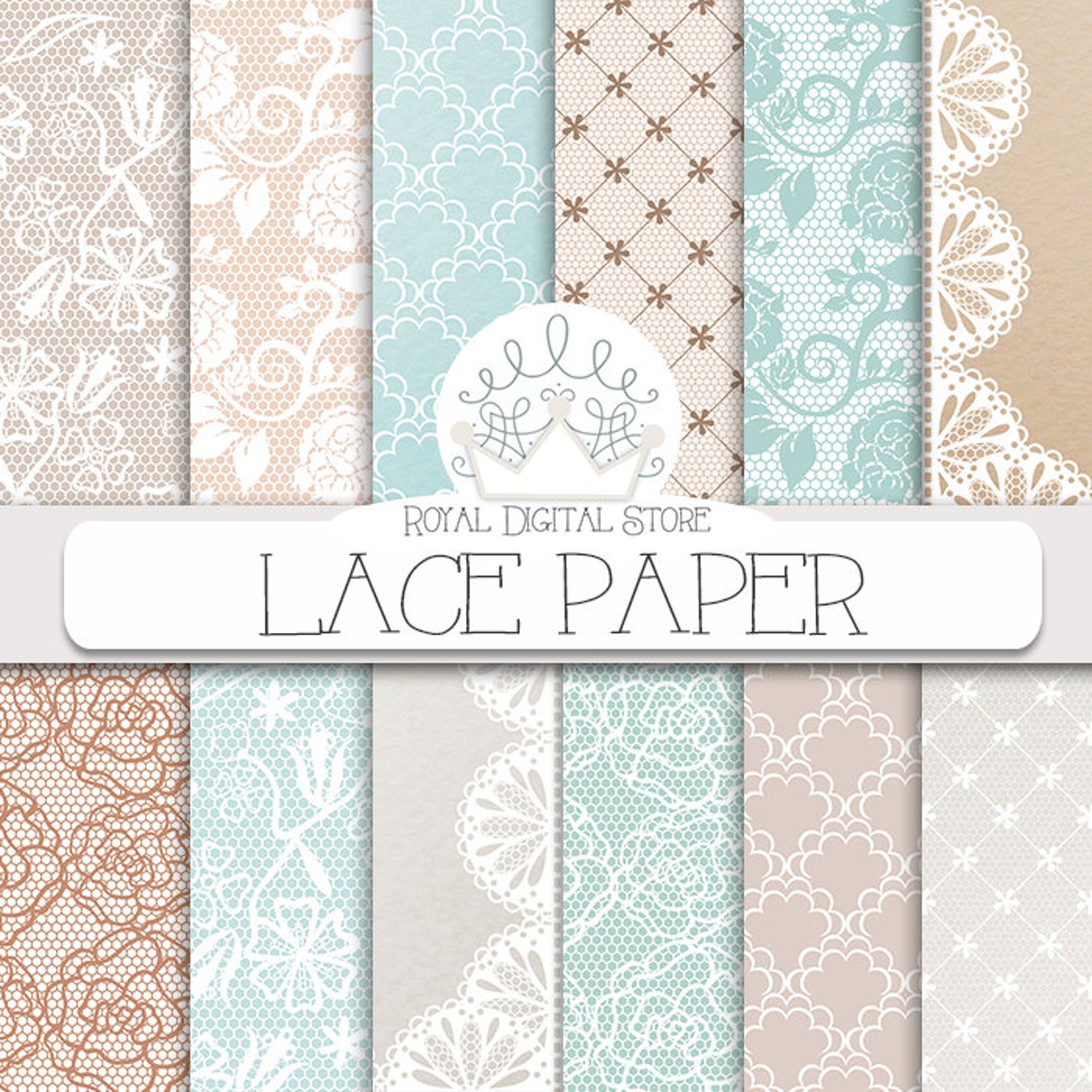 Lace Digital Paper: lace Paper With Lace - Etsy