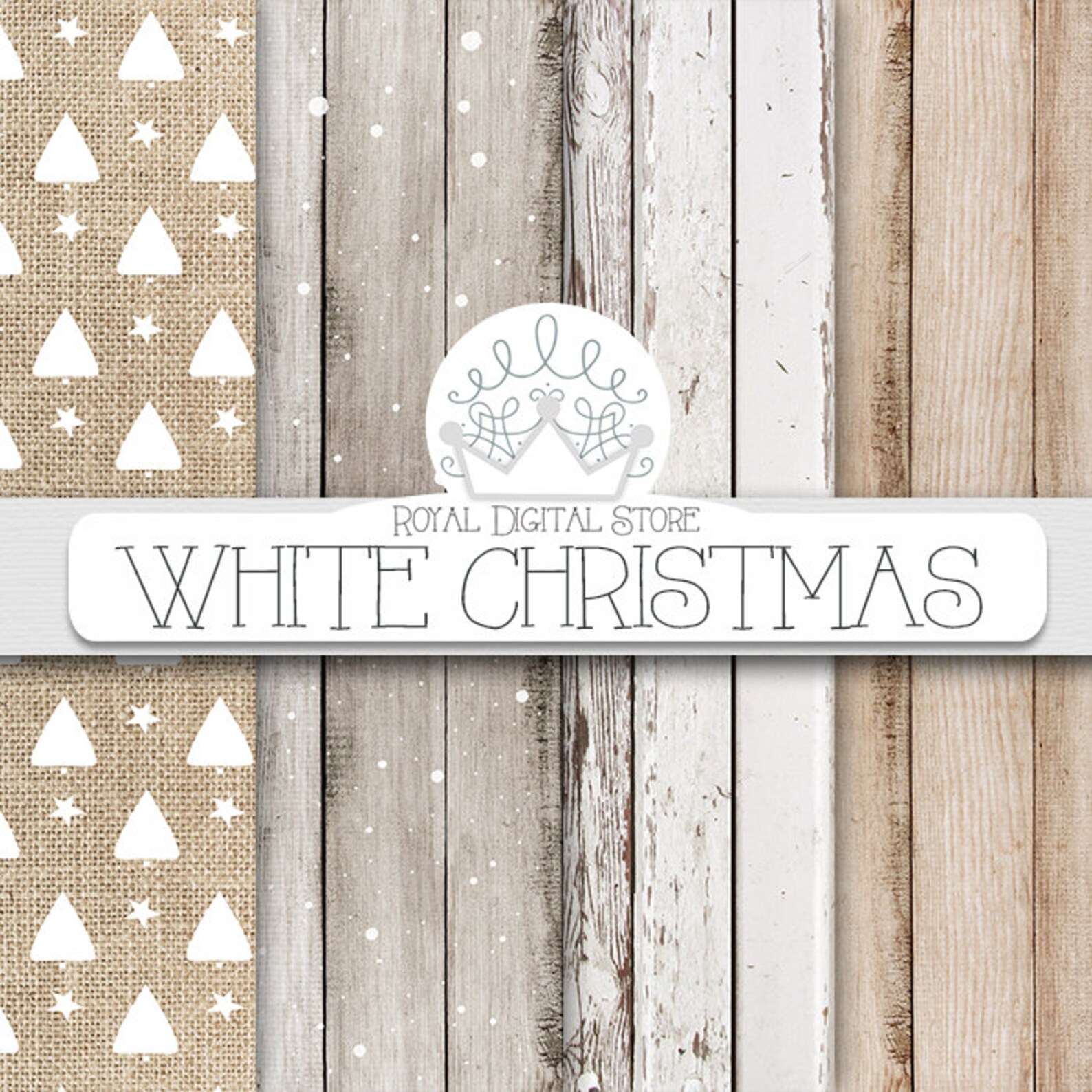Christmas Digital Paper, Christmas Scrapbook Paper, Digital Christmas ...