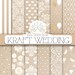 Kraft digital paper: KRAFT WEDDING with kraft | Etsy