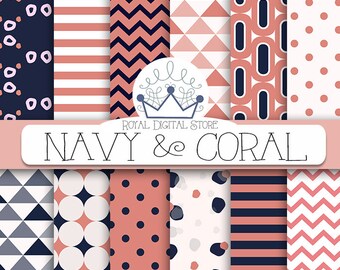 Papercraft Scrapbooking stripes Nautical Navy blue Spring Sale Wedding ...