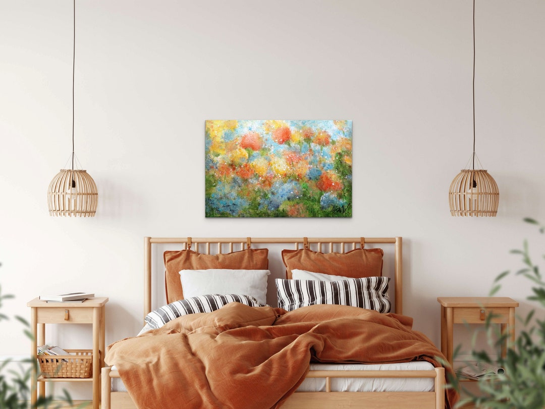 Hydrangeas Flowers Painting , Original Oil Painting, Fall Flowers ...