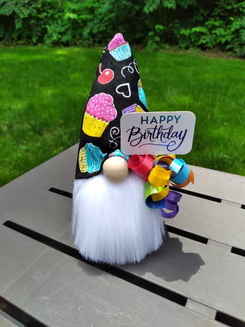 Happy Birthday gnome mini birthday gnome birthday gnome | Etsy