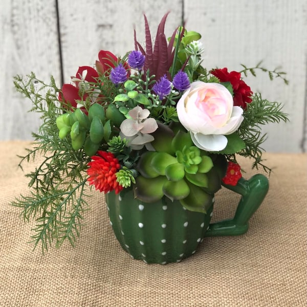 Cactus Centerpiece - Etsy