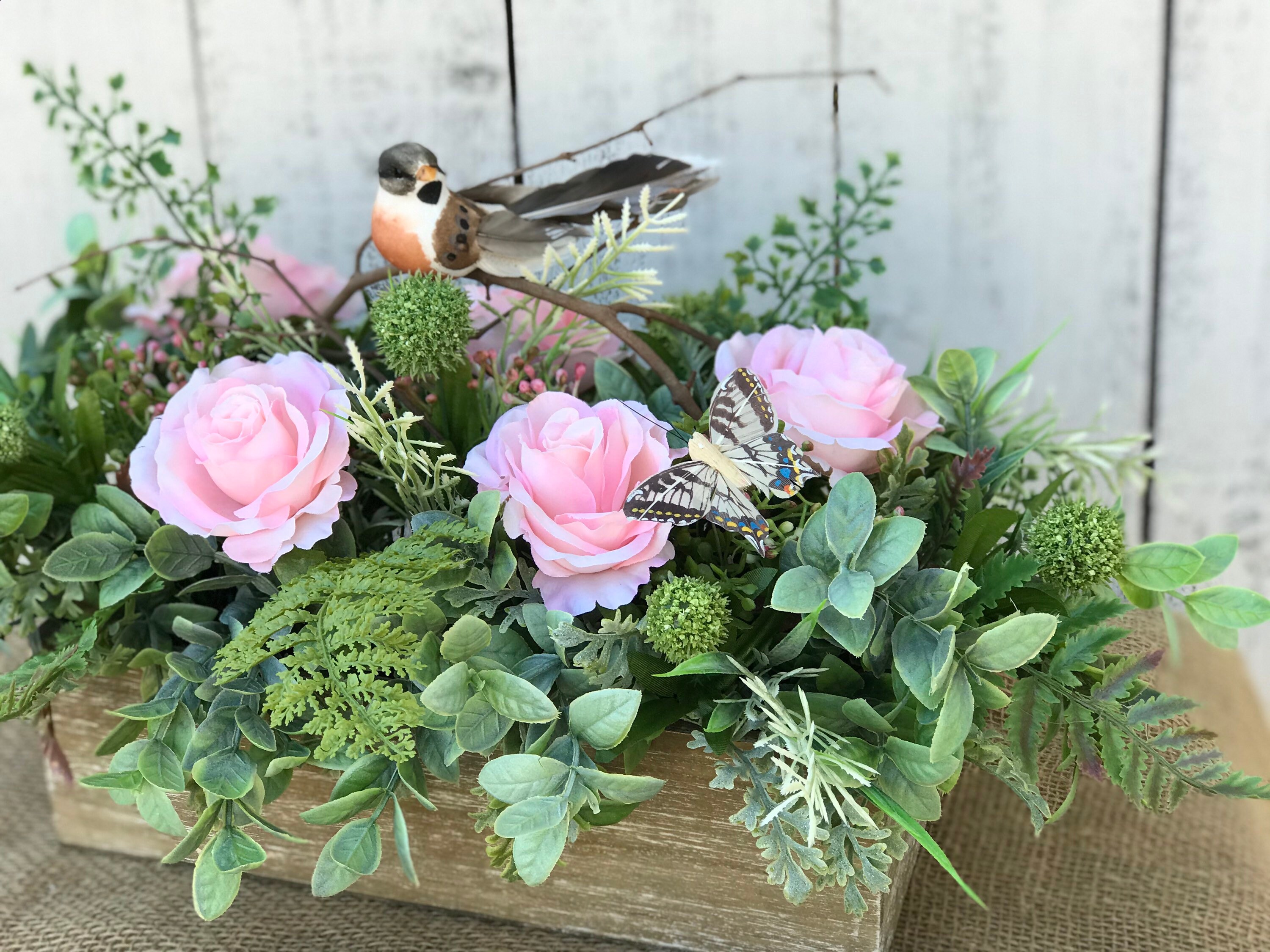 Floral Centerpiece Everyday Decor Floral Centerpiece Table | Etsy